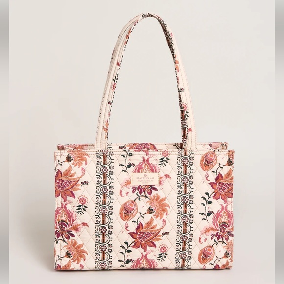 Spartina 449 | Bags | Nwt Spartina 449 Quilted Zip Tote Bag In Linden ...